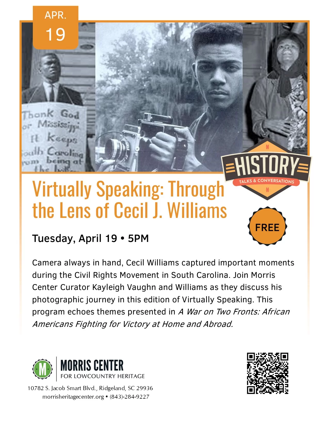 Virtual ~ Through the Lens of Cecil J Williams - South Carolina Lowcountry