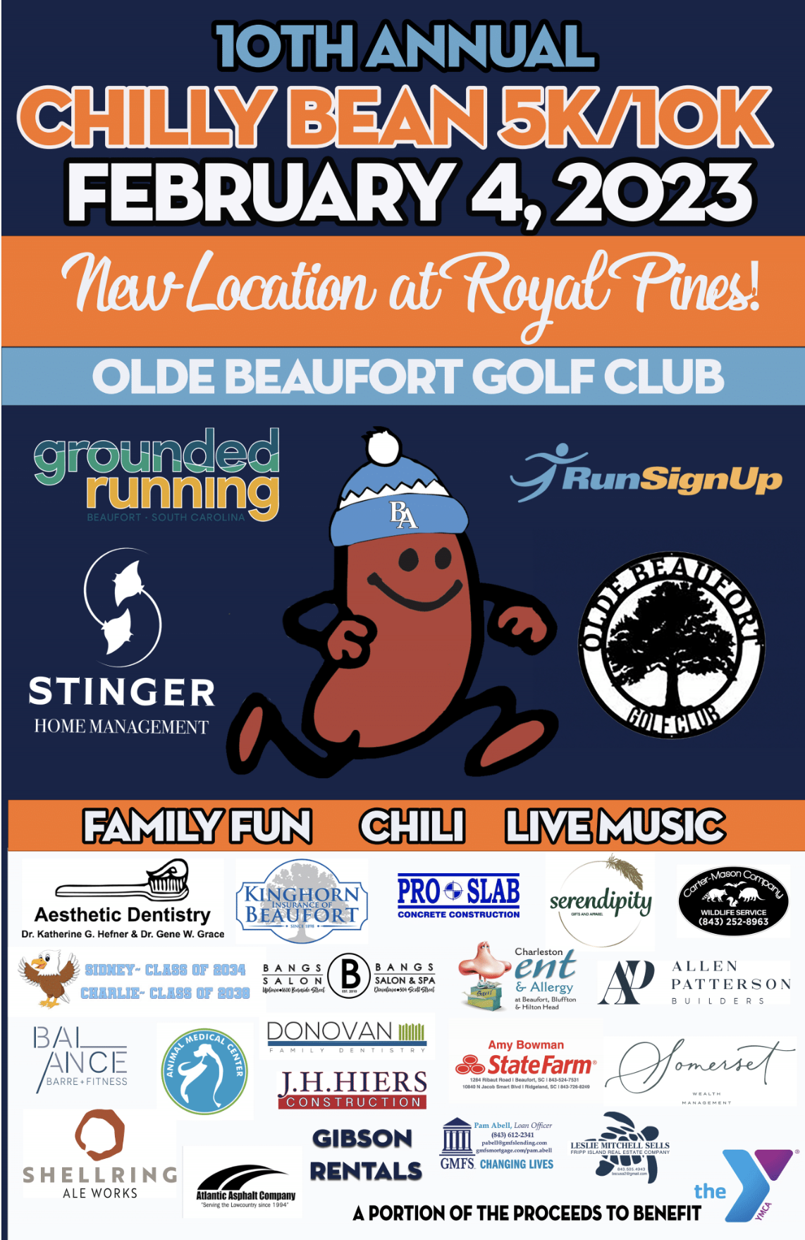 Beaufort ~ Chilly Bean 5K/10K - South Carolina Lowcountry