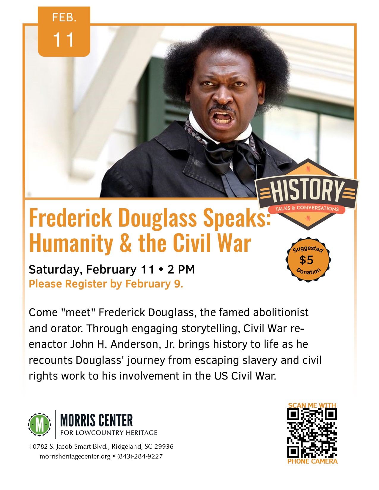 Ridgeland ~ Frederick Douglass Speaks: Humanity & the Civil War - South ...